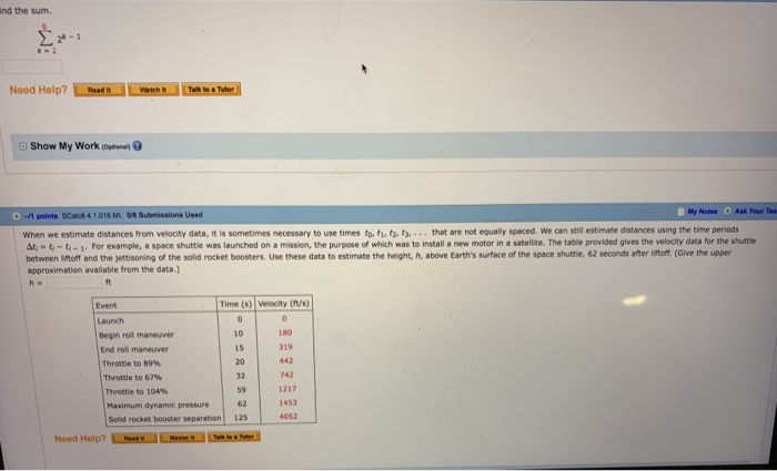 Solved Write The Sum Using Sigma Notation 12 2232 0054