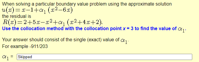 Solved When solving a particular boundary value problem | Chegg.com