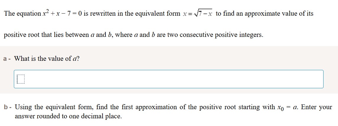 Solved b - ﻿Using the equivalent form, find the first | Chegg.com