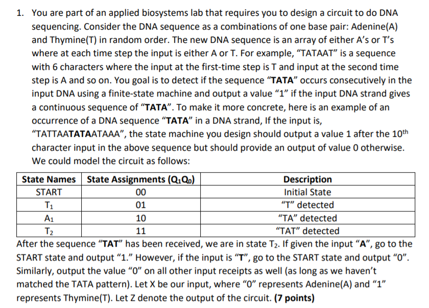 Solved Design the sequential circuit using D Flip-Flops, and | Chegg.com