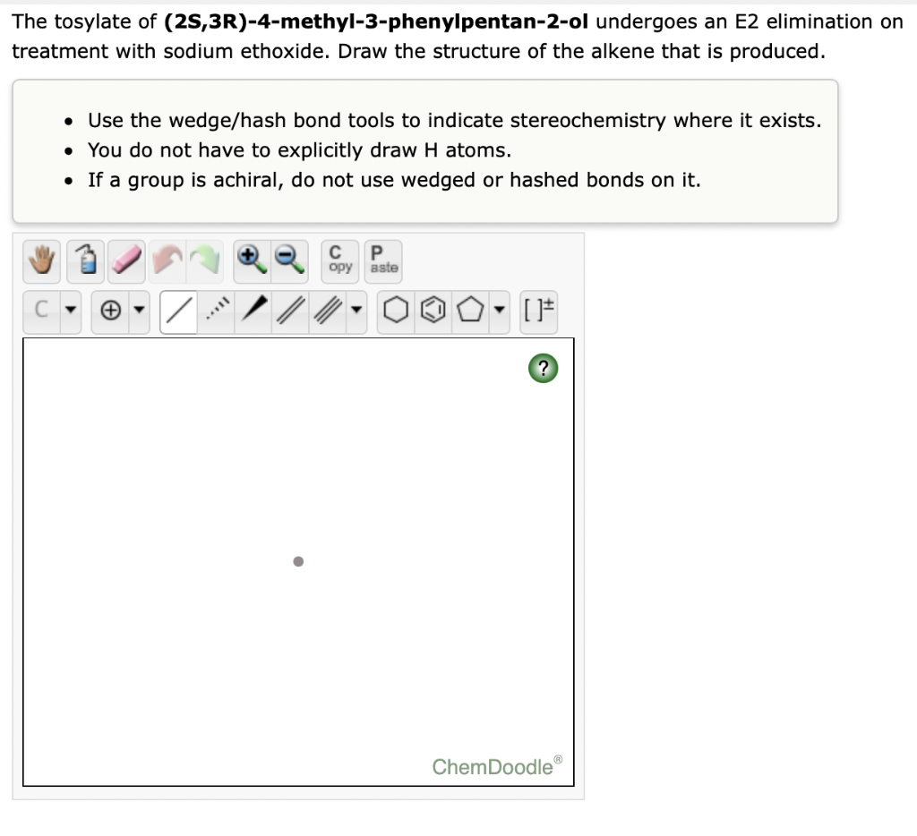 Solved The tosylate of (25,3R)-4-methyl-3-phenylpentan-2-ol | Chegg.com