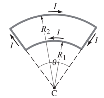 Solved A loop of wire was bent into the shape shown below. | Chegg.com