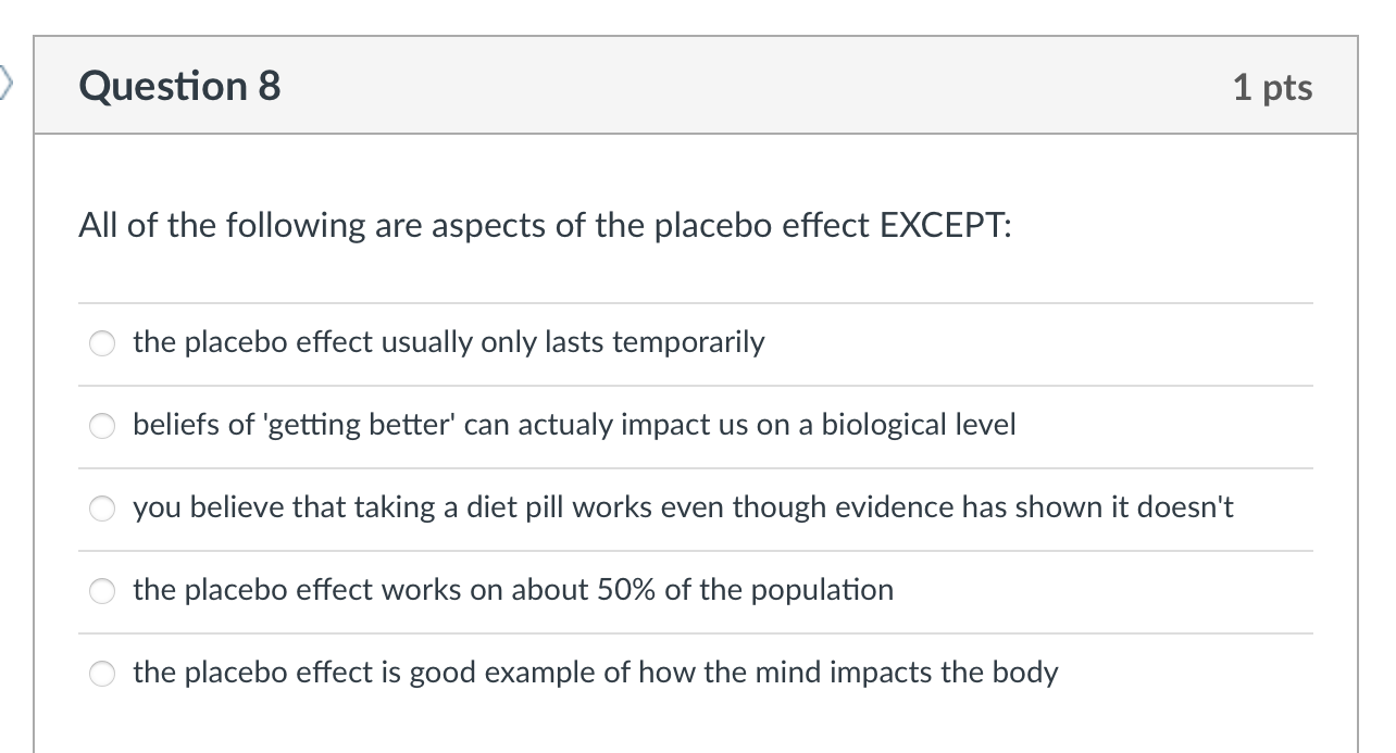 Solved Question 7 1 pts Some research suggests that working | Chegg.com