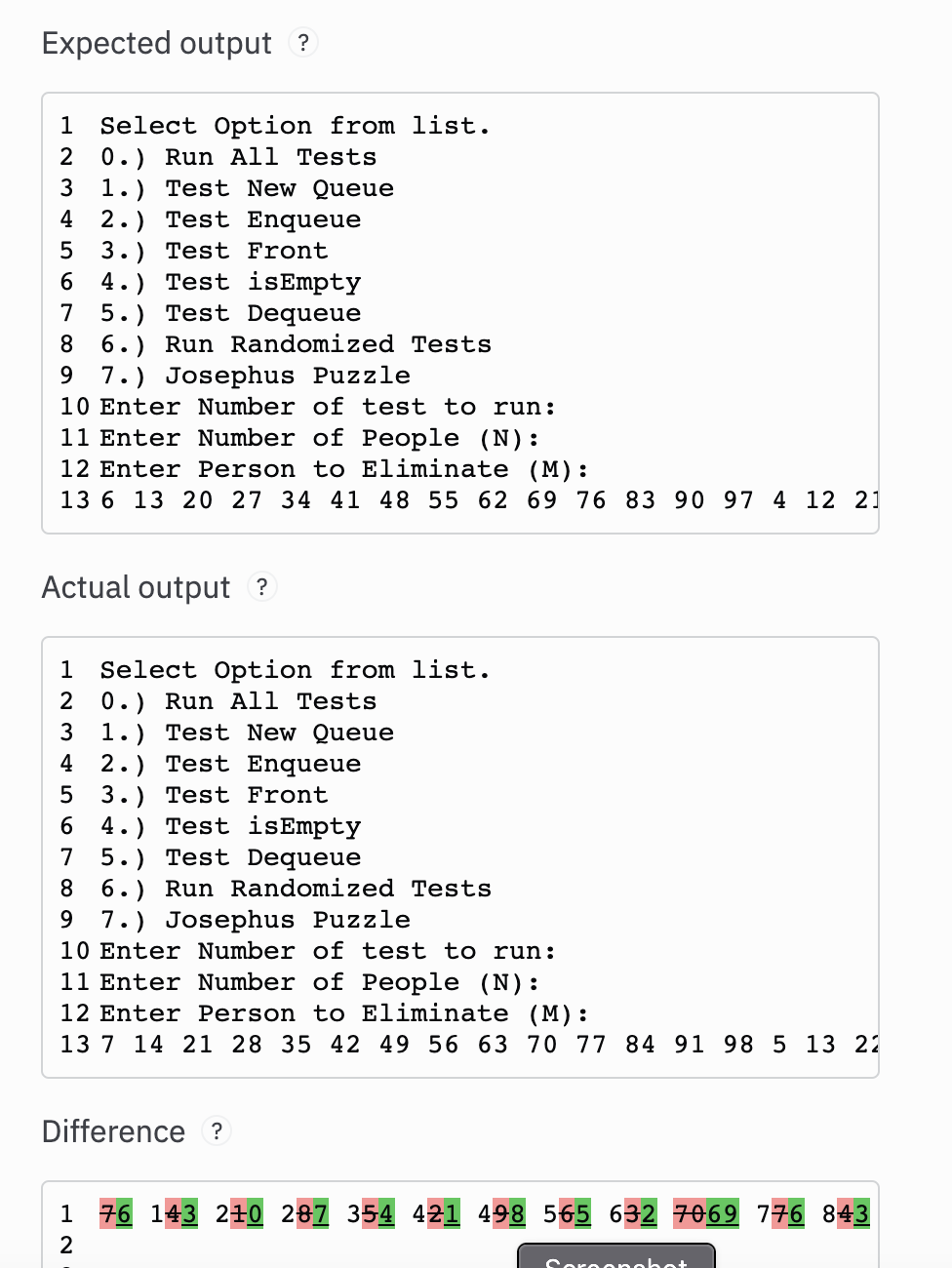Solved Please help me provide the right way to get this to | Chegg.com