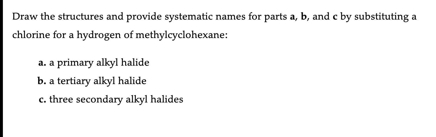 Solved Draw the structures and provide systematic names for | Chegg.com