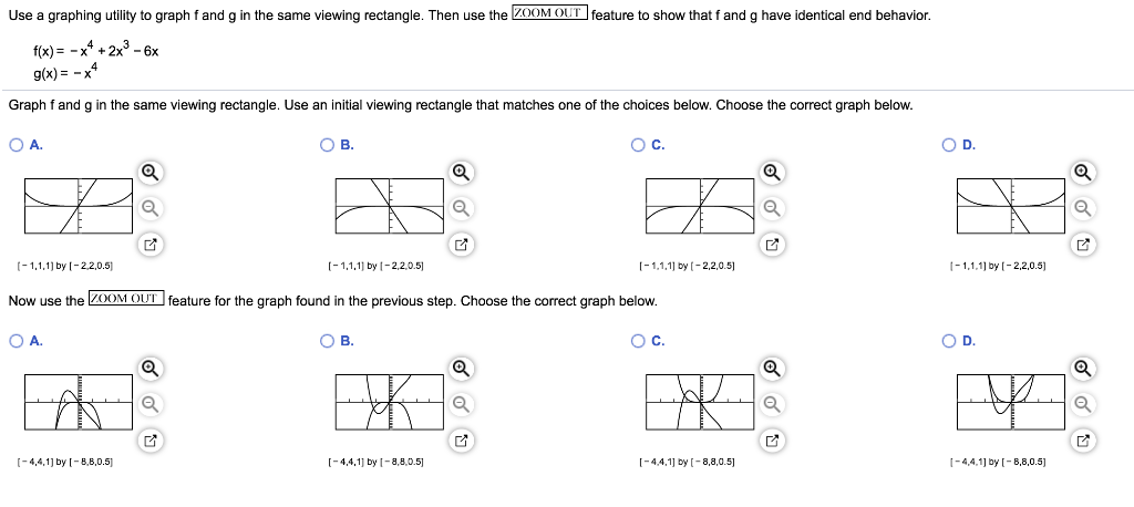 Solved Use a graphing utility to graph f and g in the same | Chegg.com
