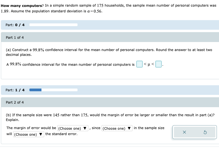 Solved How many computers? In a simple random sample of 175 | Chegg.com