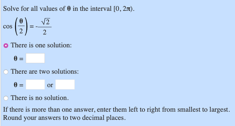 Solved Solve For All Values Of 0 In The Interval 0 20 O Chegg