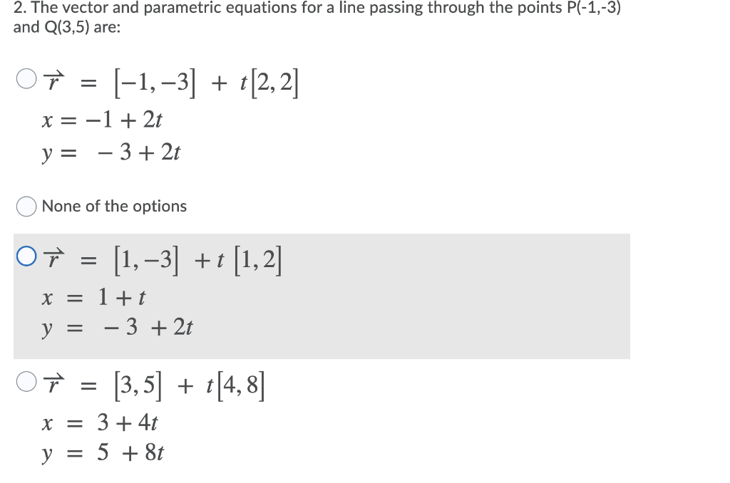 Equation Of Line Passing Through 2 Points In 3d - Tessshebaylo
