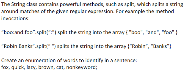 Solved The String class contains powerful methods, such as | Chegg.com