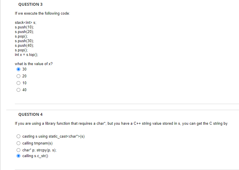 Solved Which of the following statements is TRUE? Arrays are | Chegg.com
