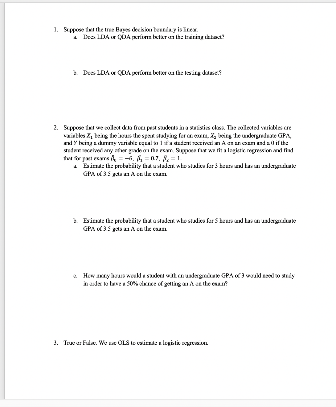 Solved 5. Suppose that we wanted to predict the | Chegg.com