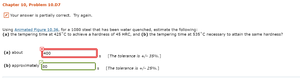 Solved Chapter 10, Problem 10.D7 4Your answer is partially | Chegg.com