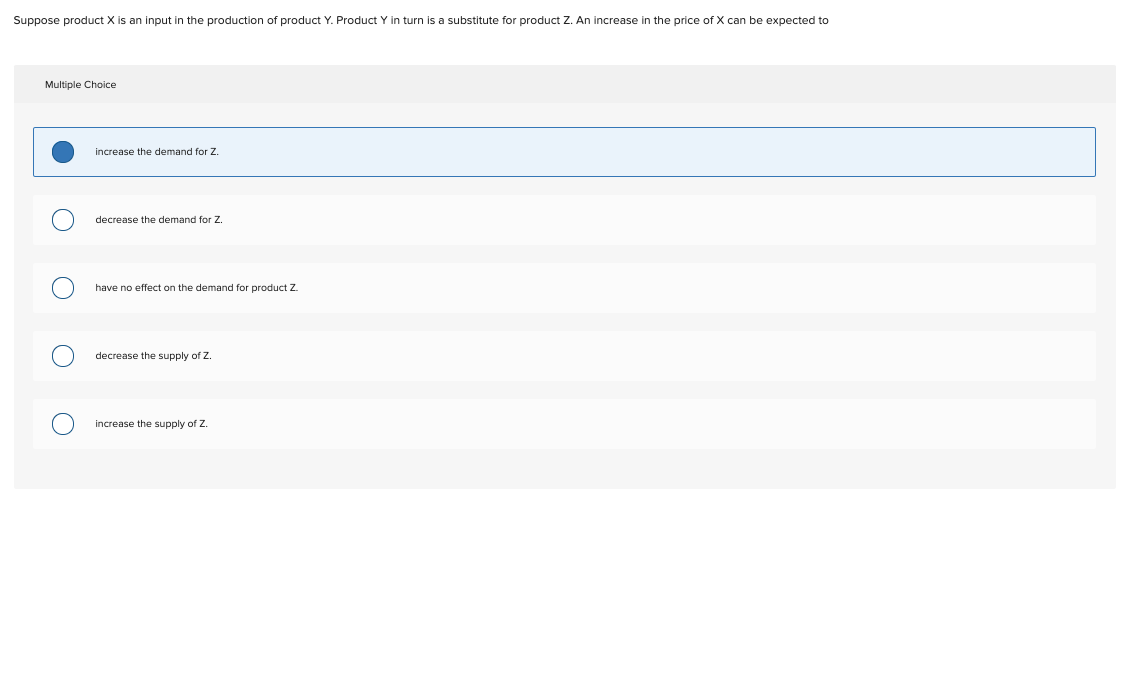 Solved Suppose product X is an input in the production of | Chegg.com