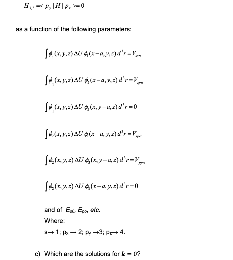 Problem 2: Consider a cubic lattice with lattice | Chegg.com