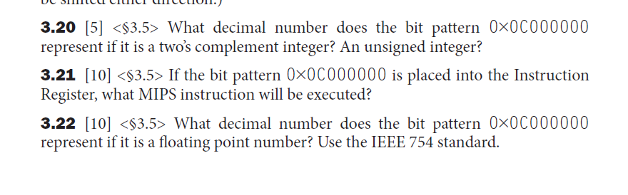 Solved U SHICU CILICI WCCU011.) 3.20 [5] What decimal | Chegg.com