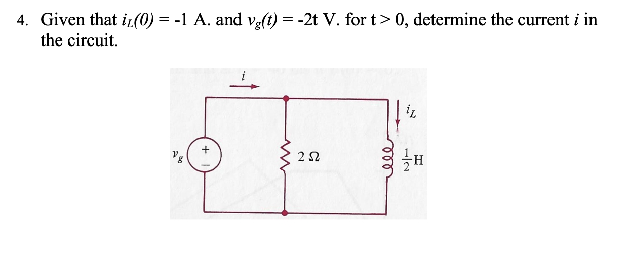 Solved Determine the voltage, vi(t), across a 10 mH inductor | Chegg.com