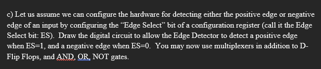 Solved An example timing diagram for capturing the rising | Chegg.com