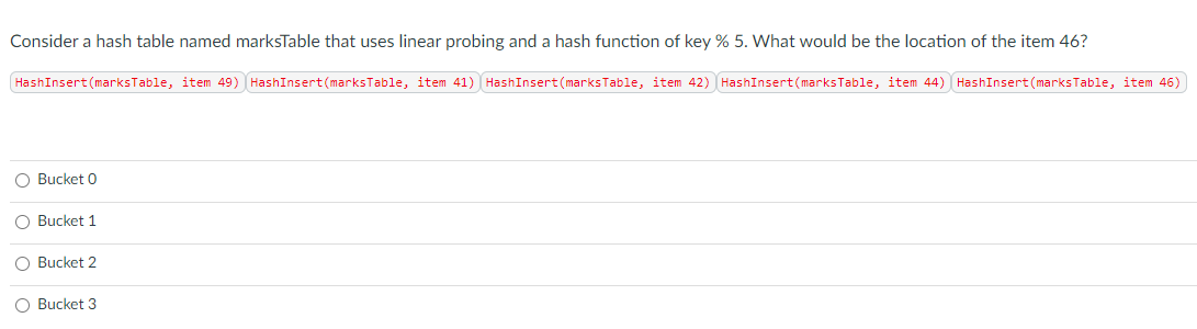 Solved Consider A Hash Table With Items 10 31 23 54 66 2289