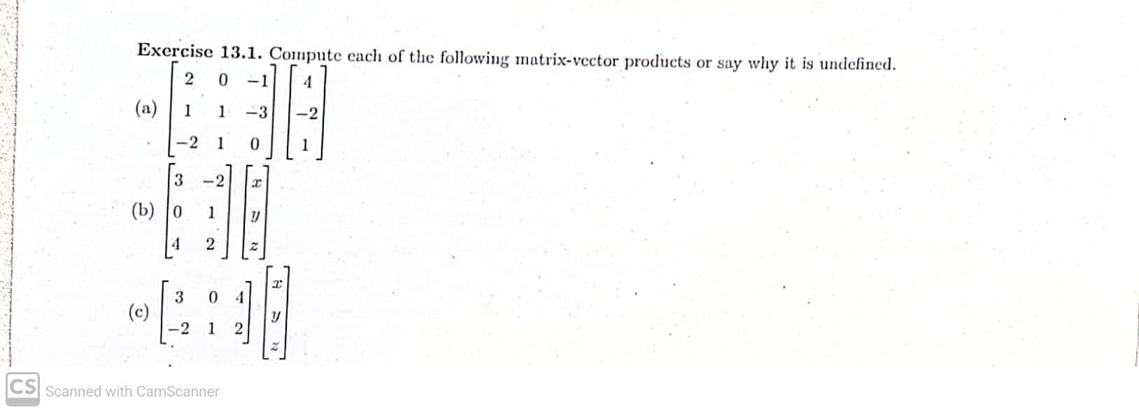 Solved Exercise 13.1. Compute each of the following | Chegg.com