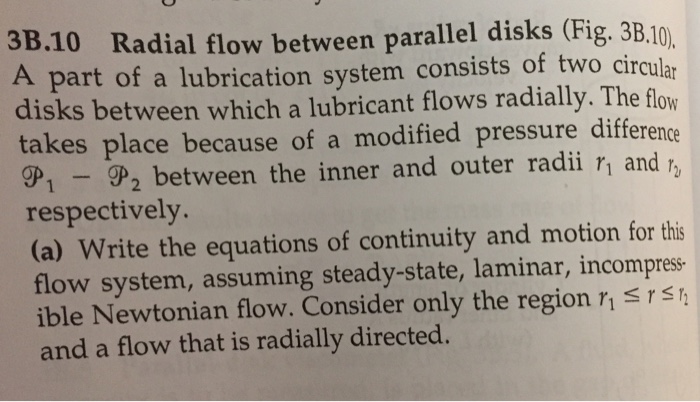 Solved 3B.10 A part of a lubrication system consists of two | Chegg.com