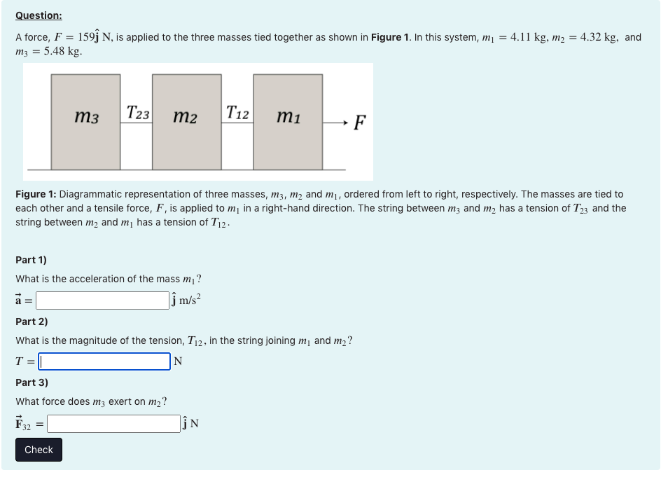 Solved Question A Force F 1599 N Is Applied To The 