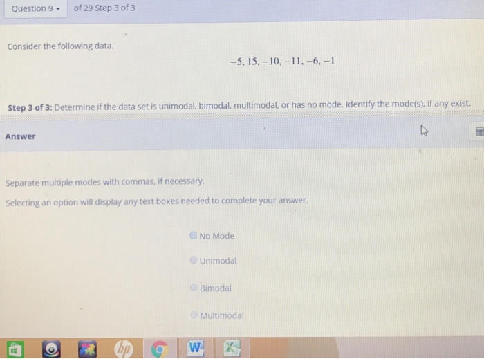 Solved Question 9 of 29 Step 3 of 3 Consider the following | Chegg.com Solved Question 9 of 29 Step 3 of 3 Consider the following | Chegg.com