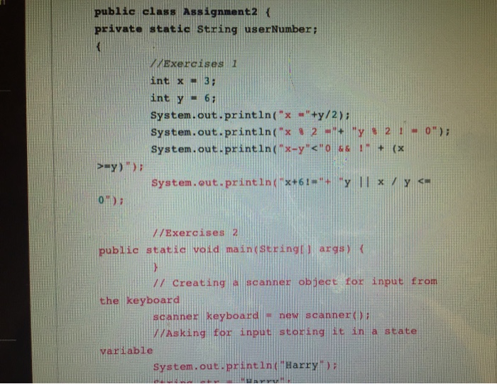 Solved Topics To declare and use variables . Arithmetic | Chegg.com