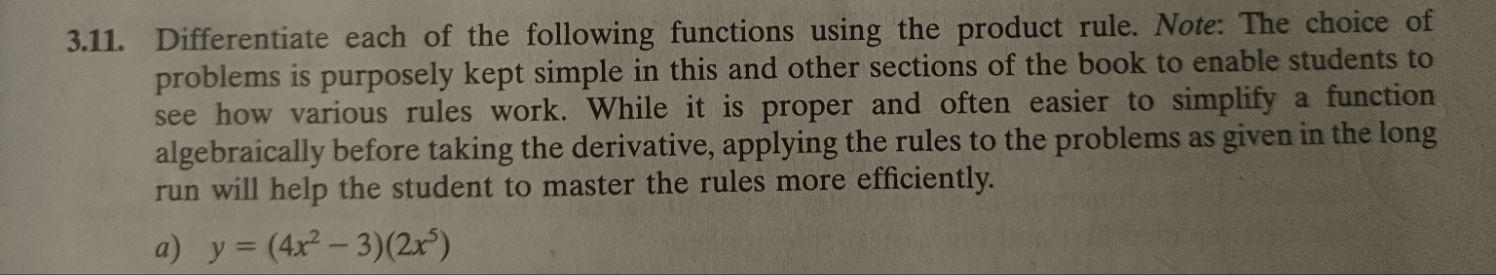[Solved]: 11. Differentiate each of the following function