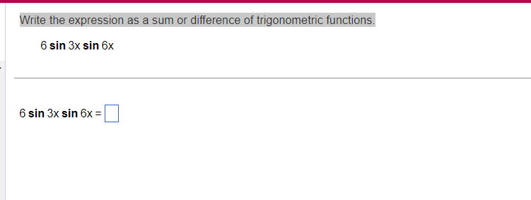 Solved Write the expression as a sum or difference of | Chegg.com