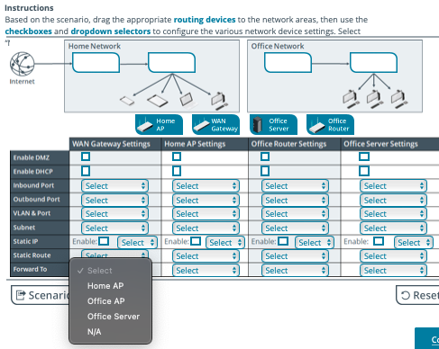 Instructions Based on the scenario, drag the | Chegg.com