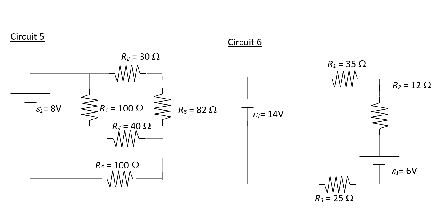 Solved Use Kirchhoff's Rules to calculate the theoretical | Chegg.com