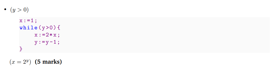 Solved Exercise 3. Decide the truth of the following Hoare | Chegg.com