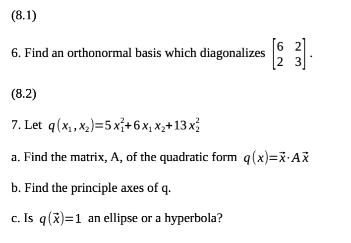 Solved Find the eigenvalues and a basis for each associated | Chegg.com