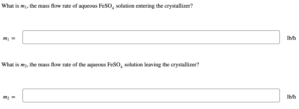 Solved Anhydrous ferrous sulfate (FeSO2) crystals are | Chegg.com