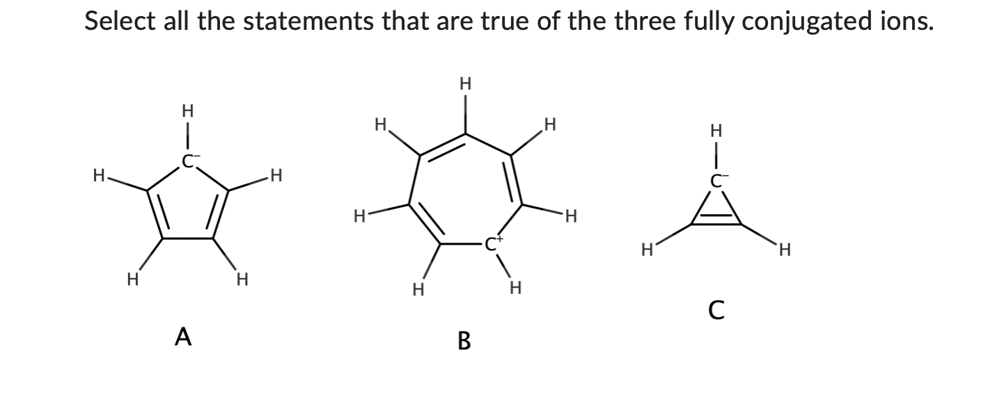 Solved Select all the statements that are true of the three | Chegg.com