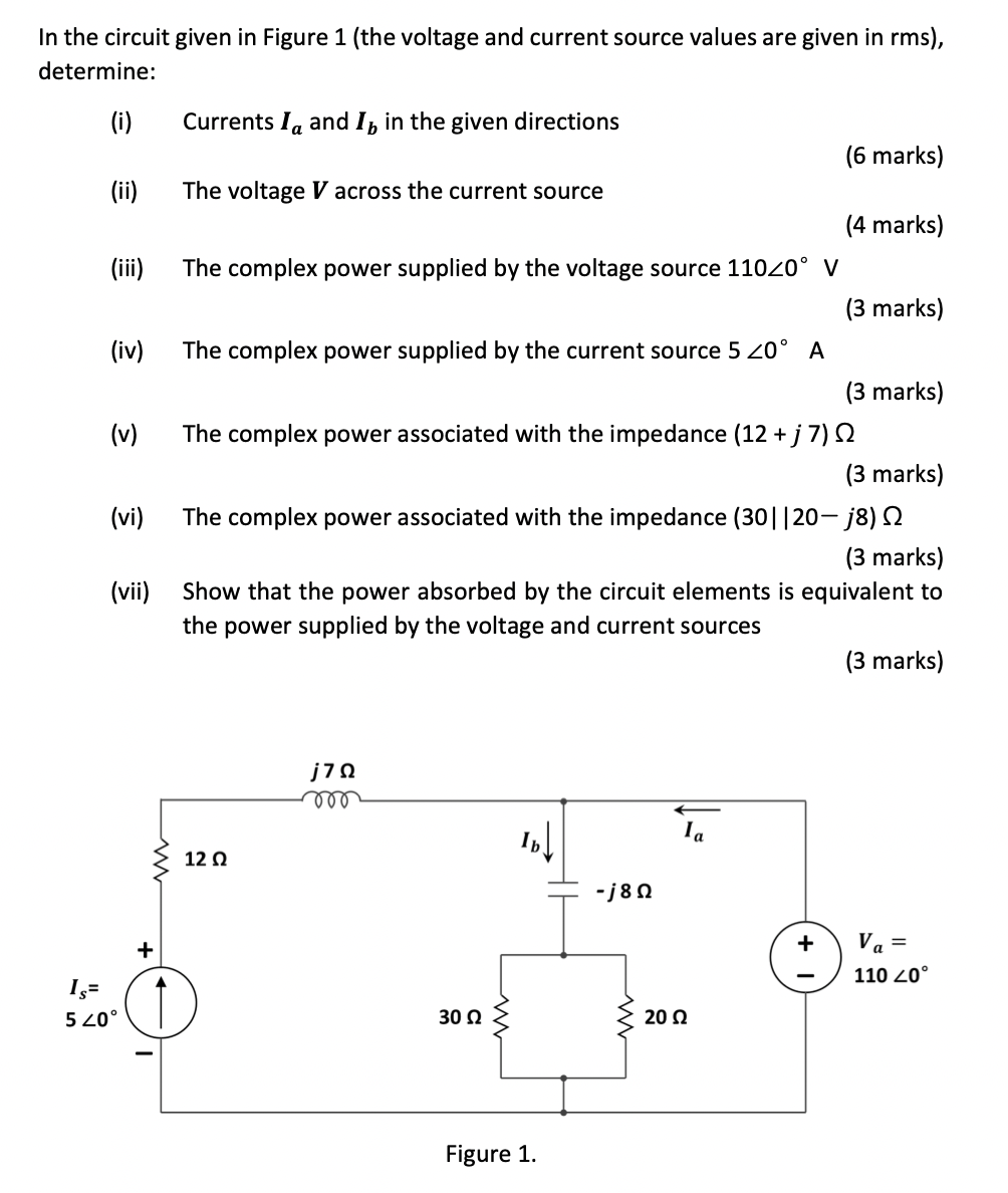 [solved] In The Circuit Given In Figure 1 The Voltage An