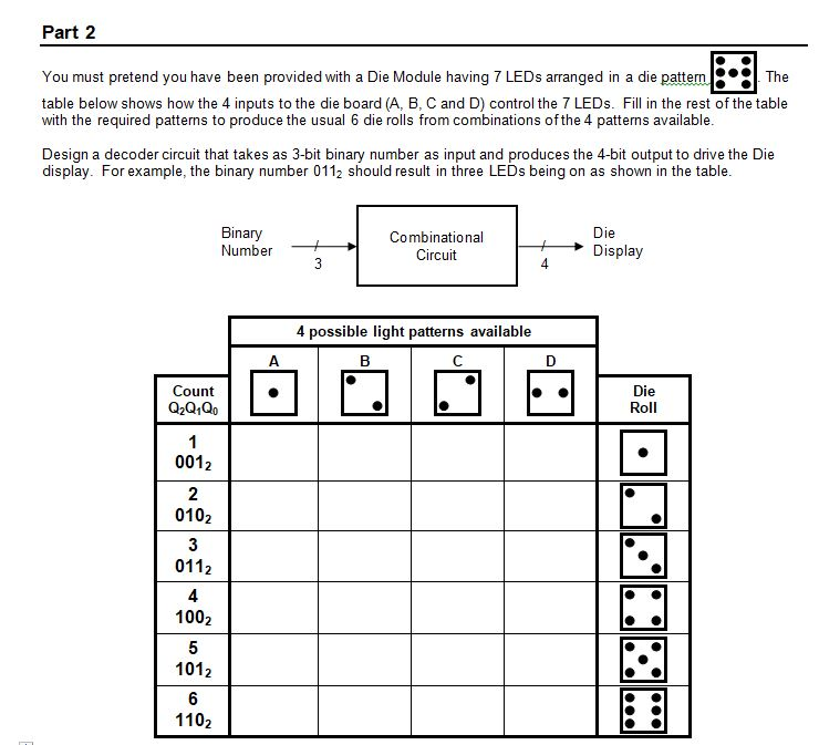 Solved Parts 1-3 Die Design - Introduction These sections | Chegg.com