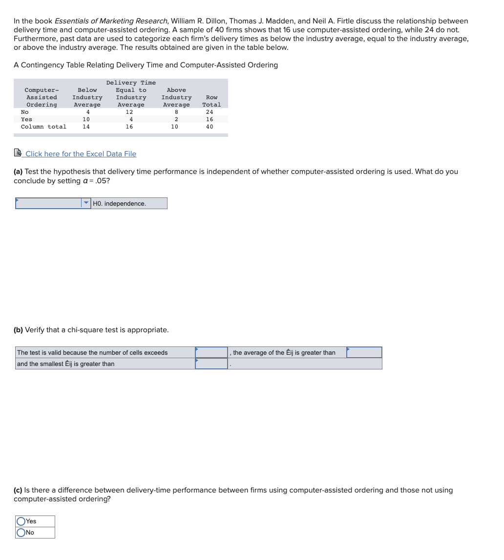 Solved In the book Essentials of Marketing Research, William | Chegg.com