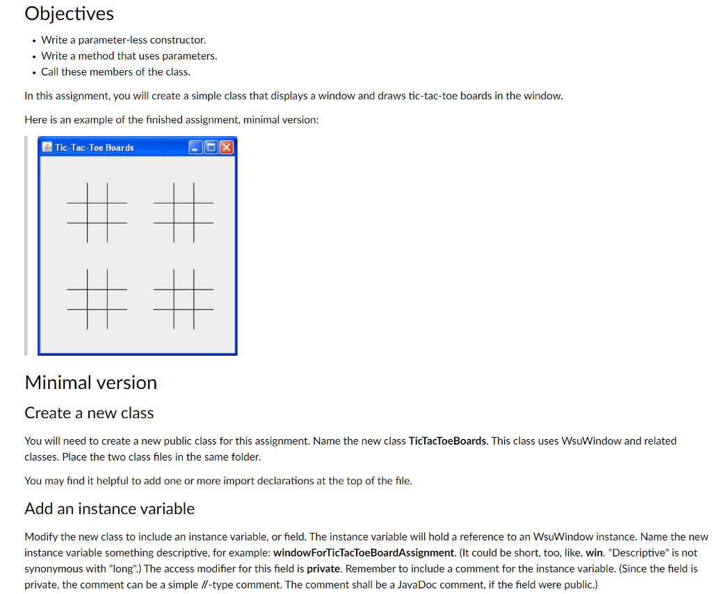 Solved Objectives . Write a parameter-less constructor. . | Chegg.com