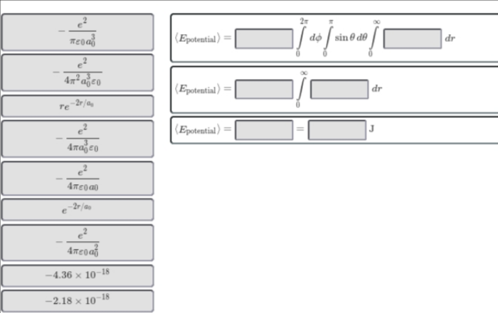 Solved Calculate The Expectation Value For The Potential