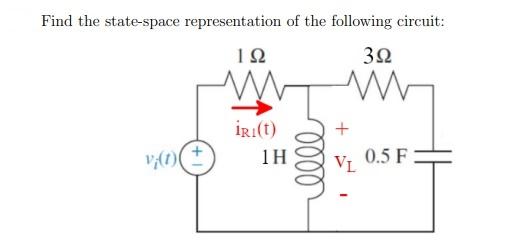 Solved Find The State Space Representation Of The Following