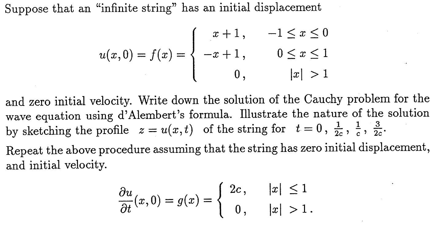 Suppose that an "infinite string" has an initial | Chegg.com