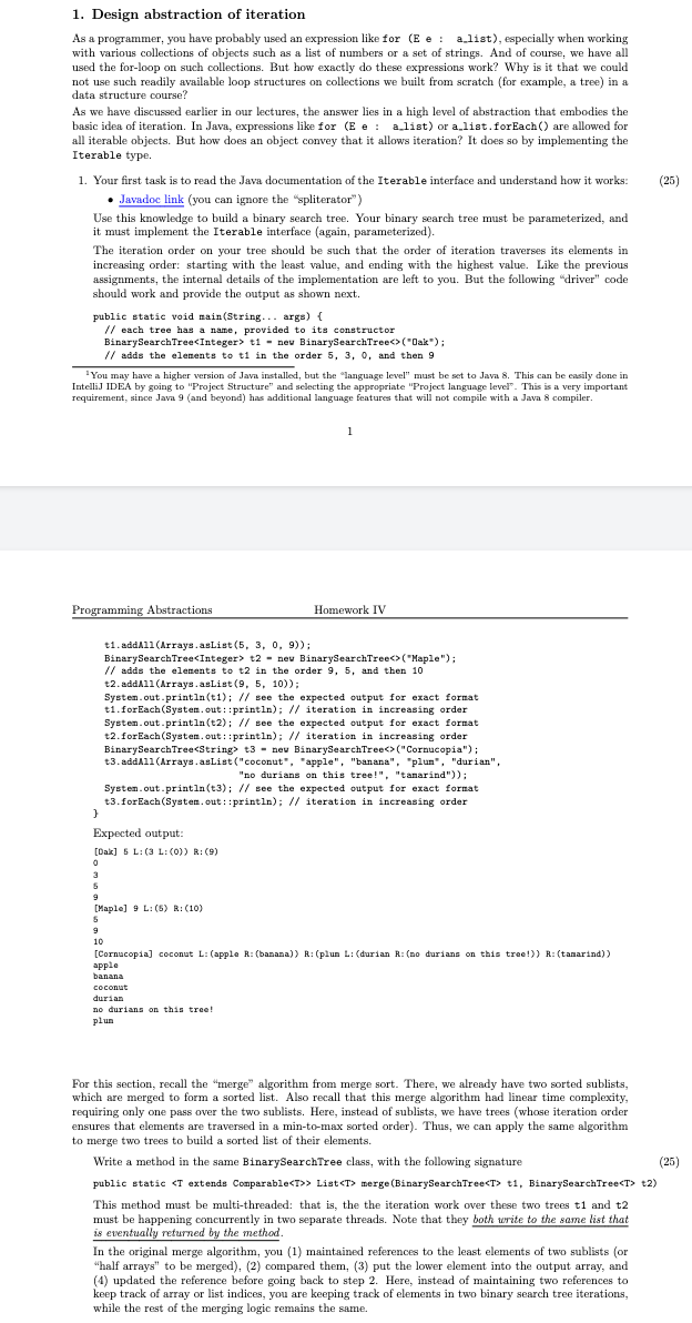 Solved Mainly The Merge Part Of The Problem I Already Wrote