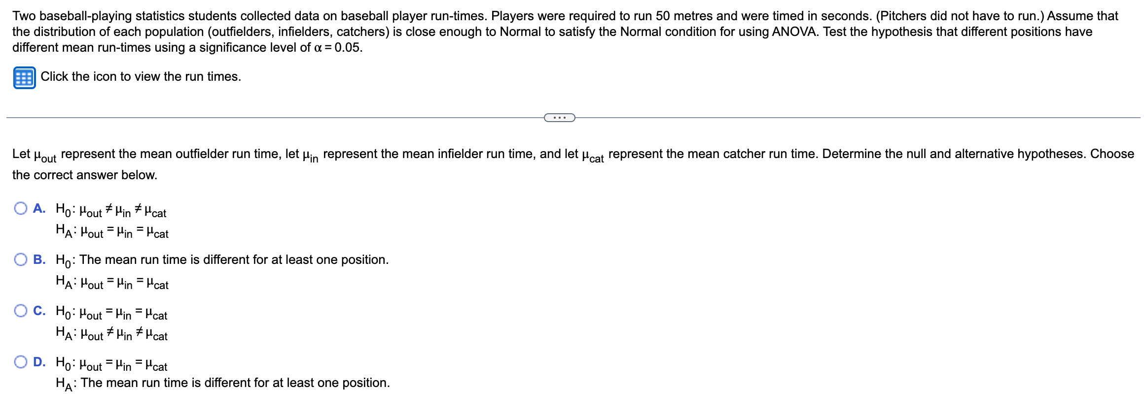 Solved Two baseball-playing statistics students collected | Chegg.com