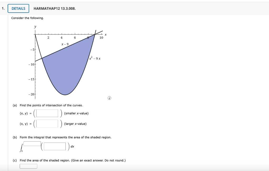 Solved Consider the following. (a) Find the points of | Chegg.com
