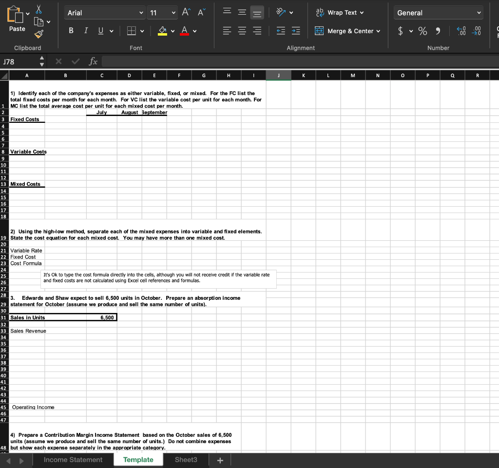 Solved How do I answer this and can you show what formulas | Chegg.com