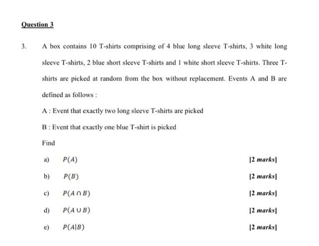 Solved Question 2 a) All the letter of the word | Chegg.com
