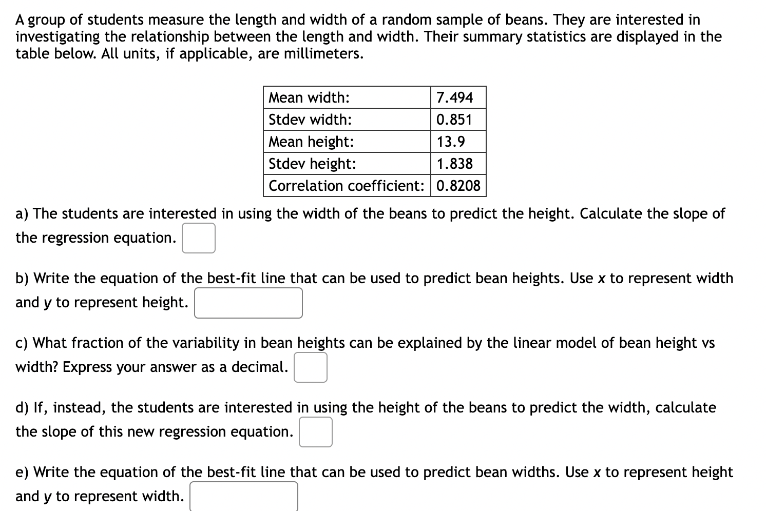 Solved A group of students measure the length and width of a | Chegg.com