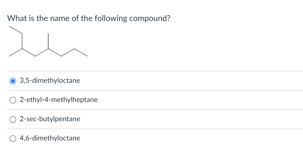 [Solved]: The name of the following compound is What is t